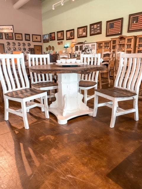 RUSTIC CANYON ROUND DINING SET | The Rustic Mile